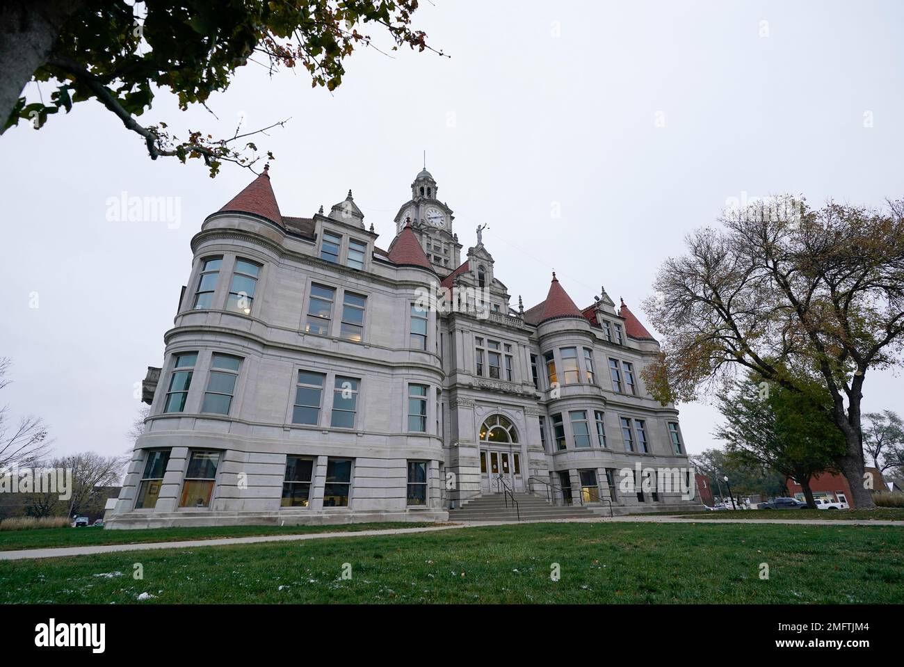 The Dallas County Courthouse is seen, Tuesday, Oct. 20, 2020, in Adel ...