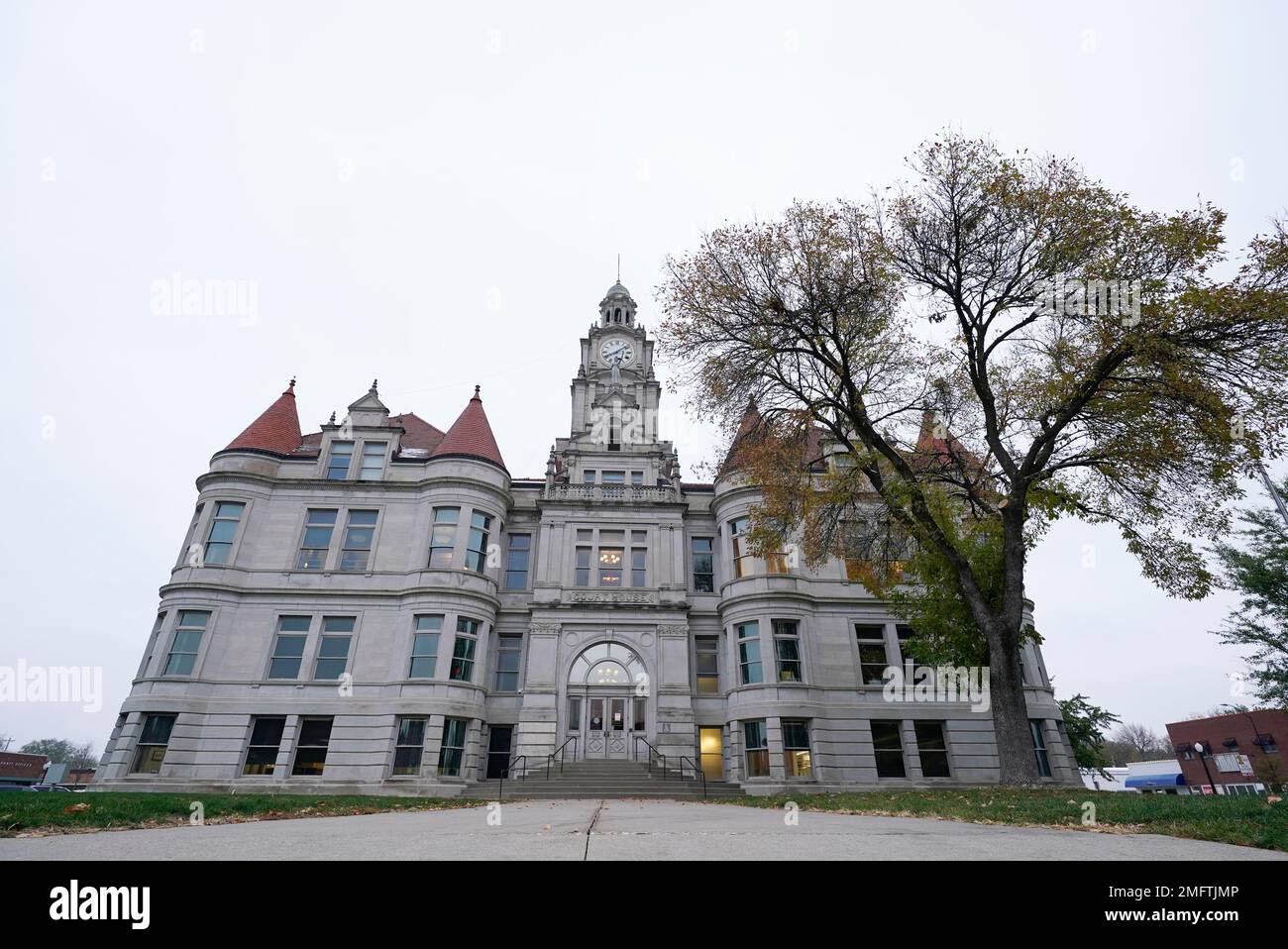 The Dallas County Courthouse is seen, Tuesday, Oct. 20, 2020, in Adel ...