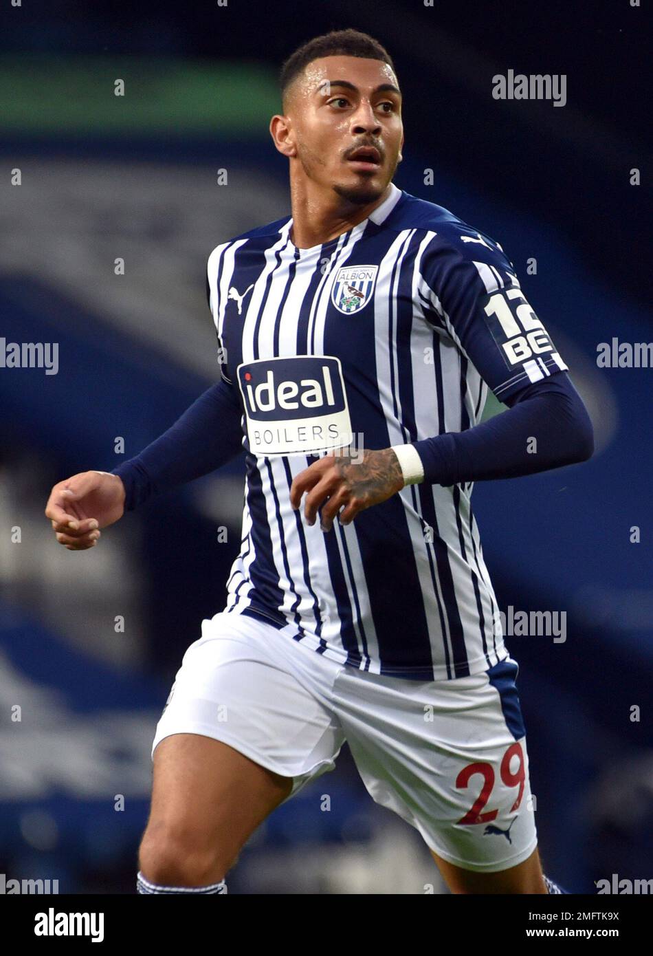 West Brom's Karlan Grant during the English Premier League soccer match ...