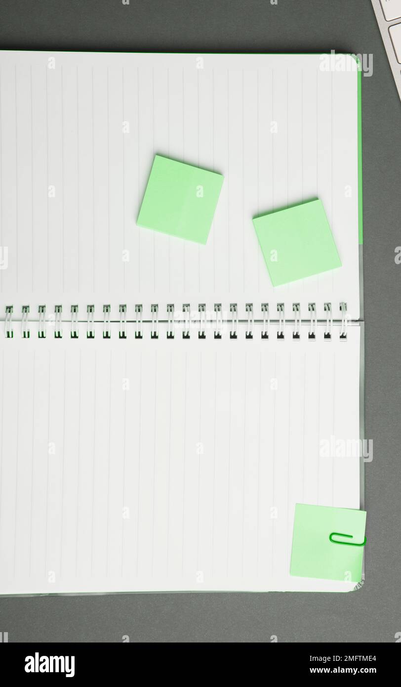 Image with school supplies, colored stickers, notebooks. Pens, pencils ...