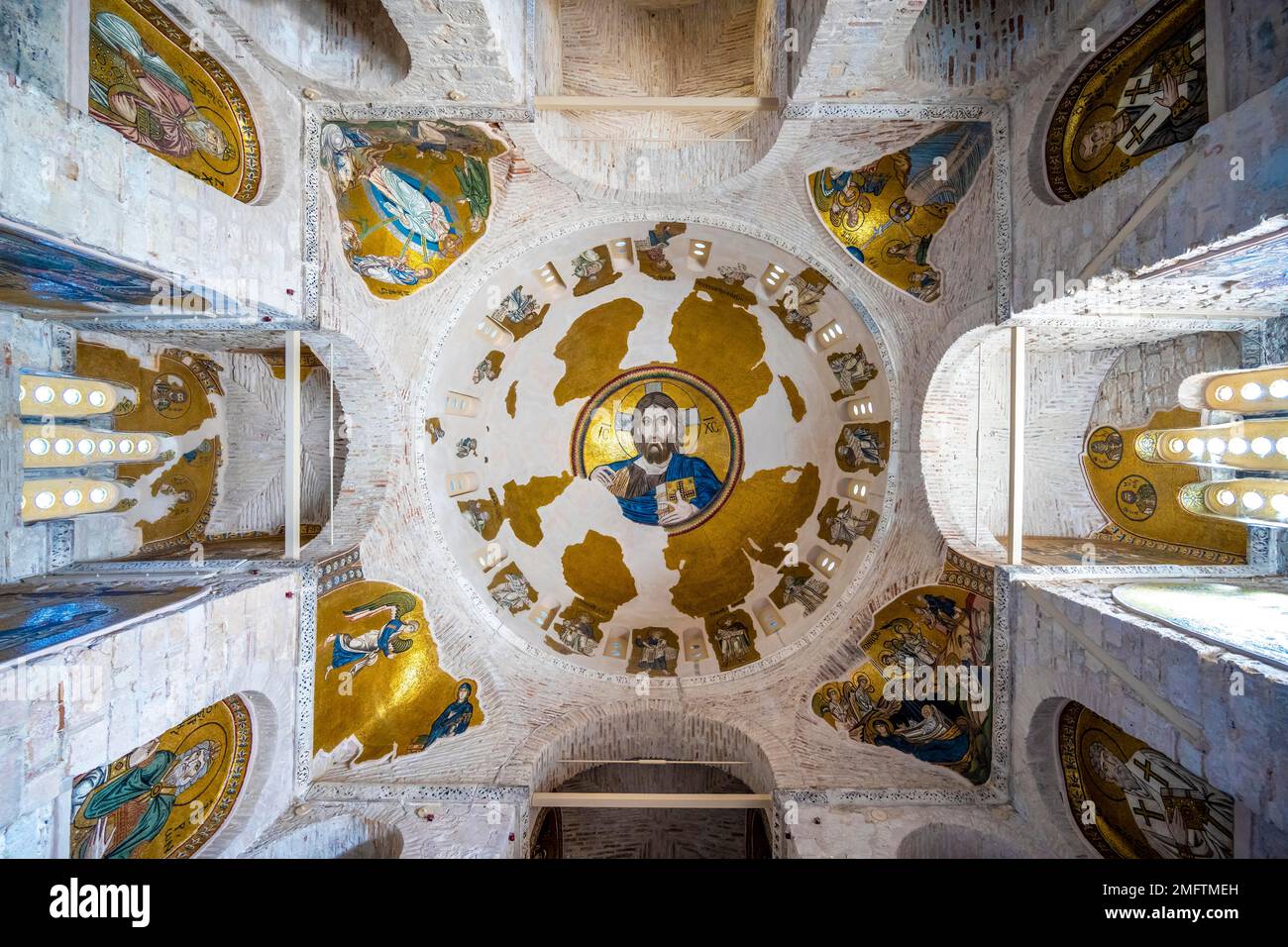 Monastery of daphni and athens hi-res stock photography and images - Alamy