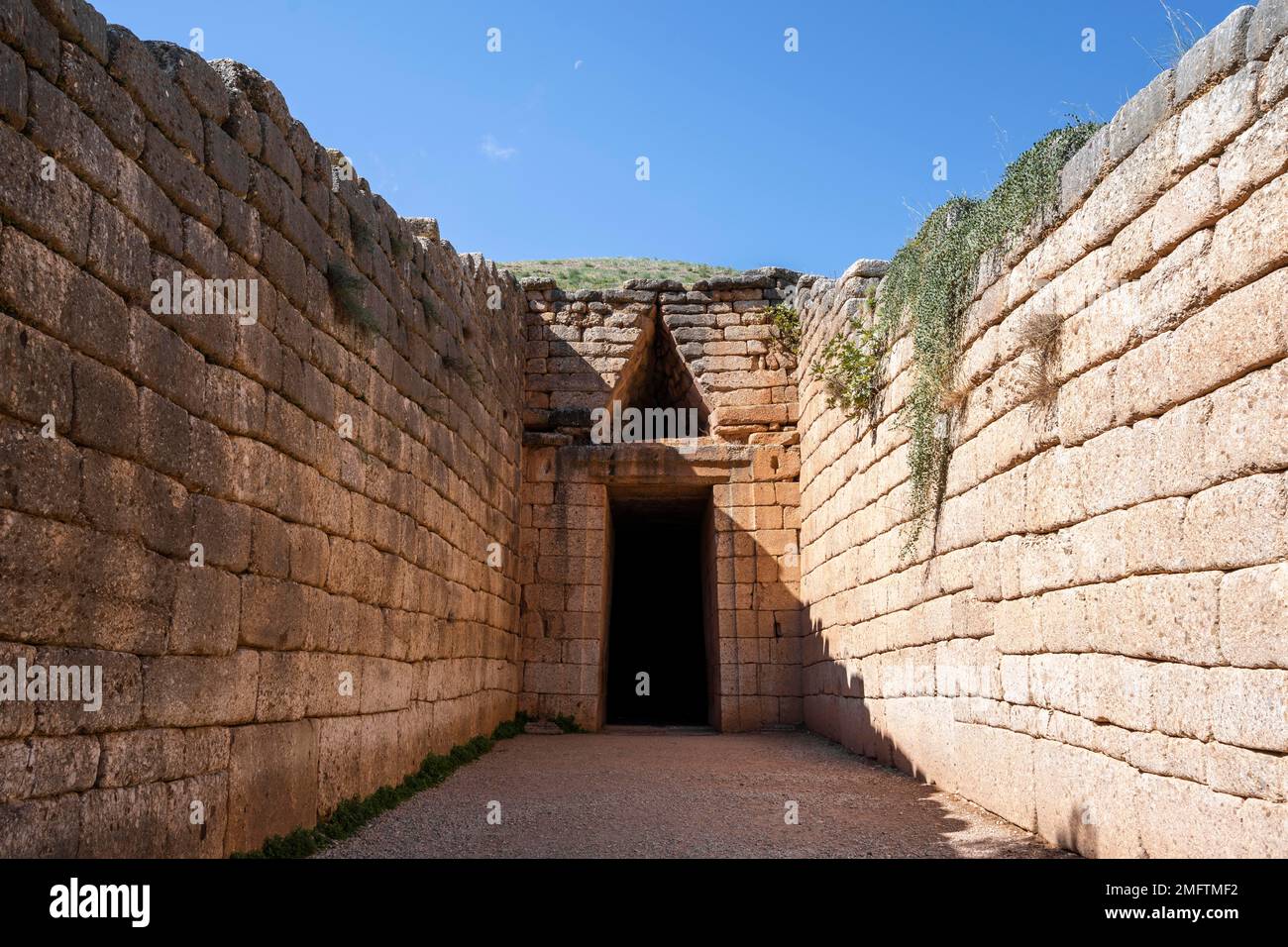 Treasury House of Atreus, Kings Tomb, Tholos Tomb, Late Helladic Period ...