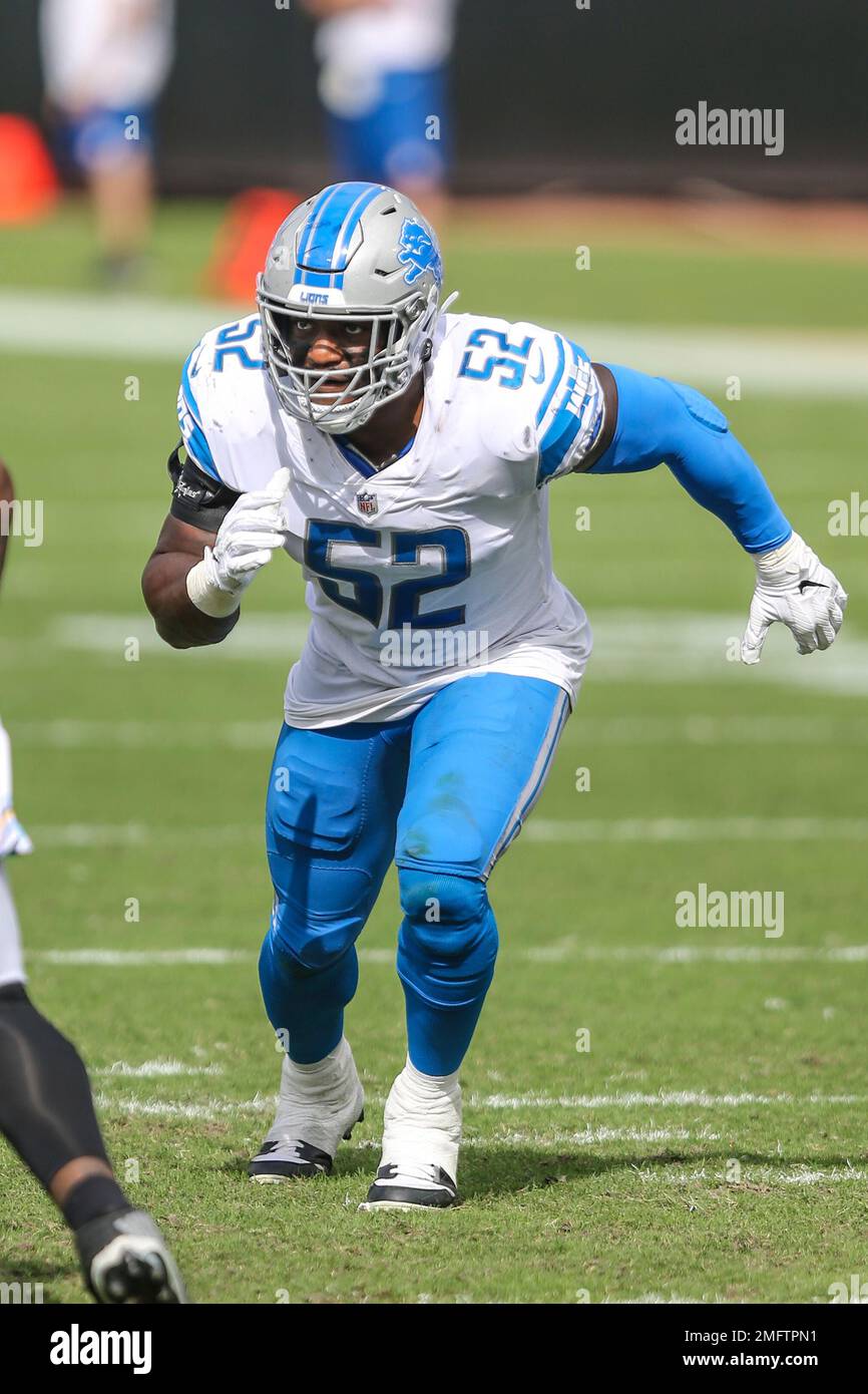 Detroit Lions linebacker Christian Jones (52) during an NFL football ...