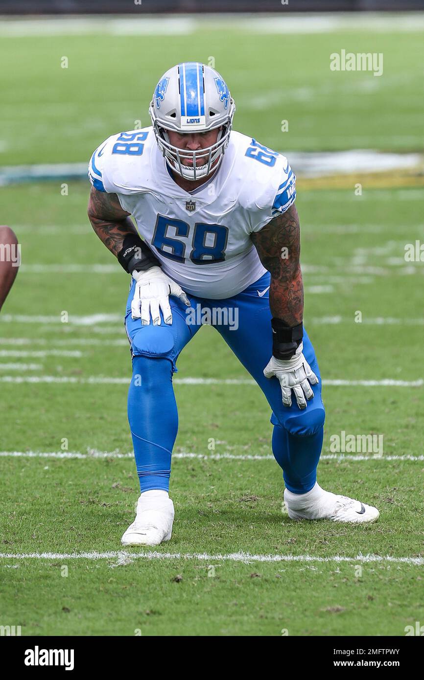 Detroit Lions offensive tackle Taylor Decker (68) during an NFL ...