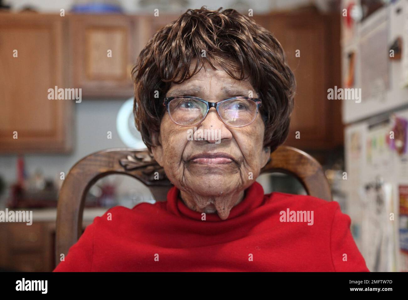 90-year-old Hannah Carson speaks about the importance of voting from ...