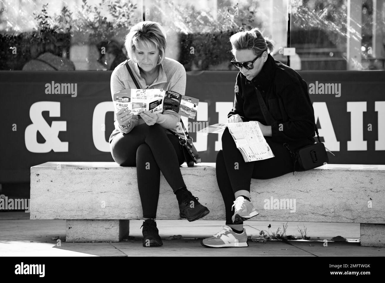 Travel information guide Black and White Stock Photos & Images - Alamy