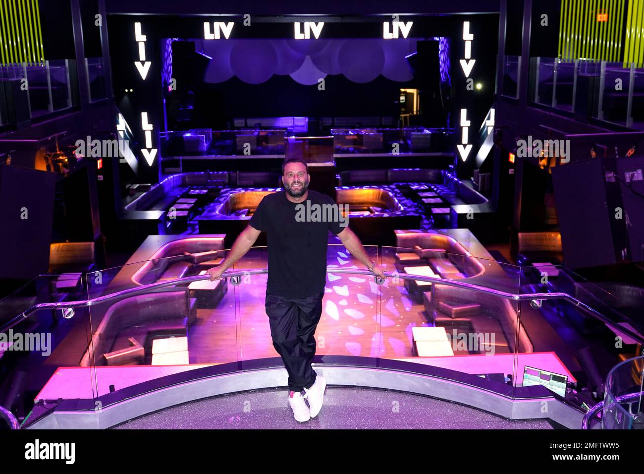 LIV owner David Grutman poses for a photograph at the nightclub ...