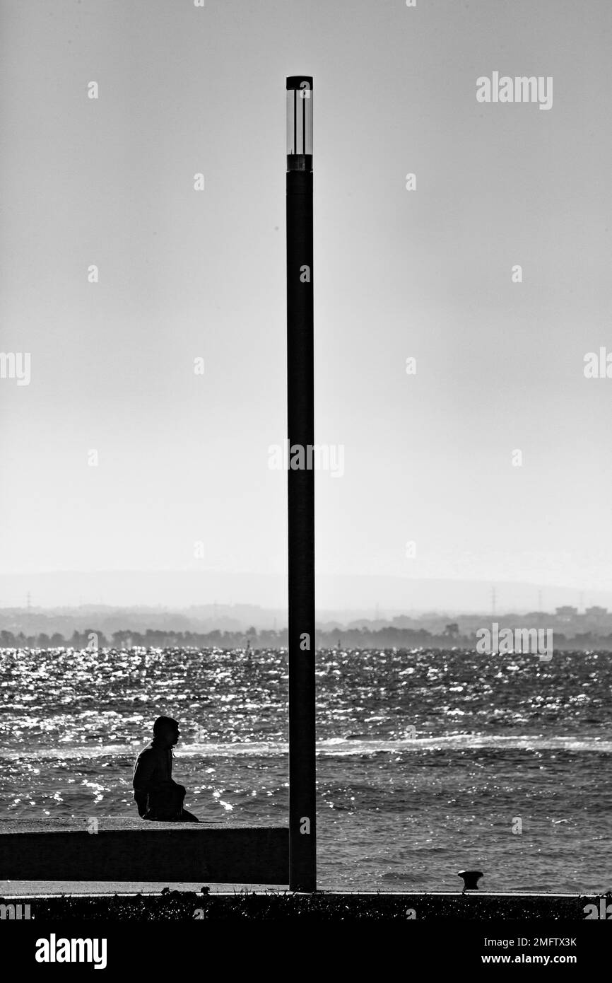 Tourists looking at view Black and White Stock Photos & Images - Alamy