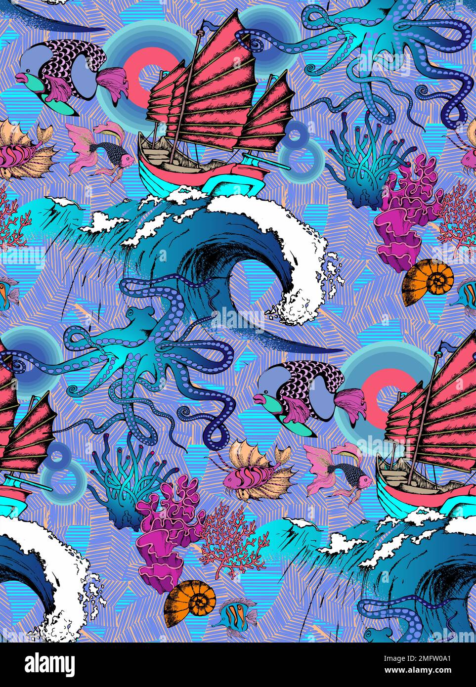 Japanese sea dragon art hi-res stock photography and images - Alamy