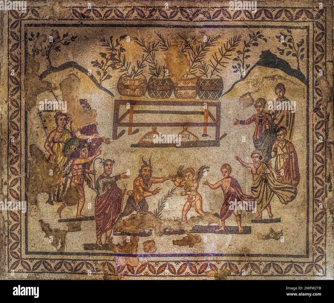 Eros and pan mosaic hi-res stock photography and images - Alamy