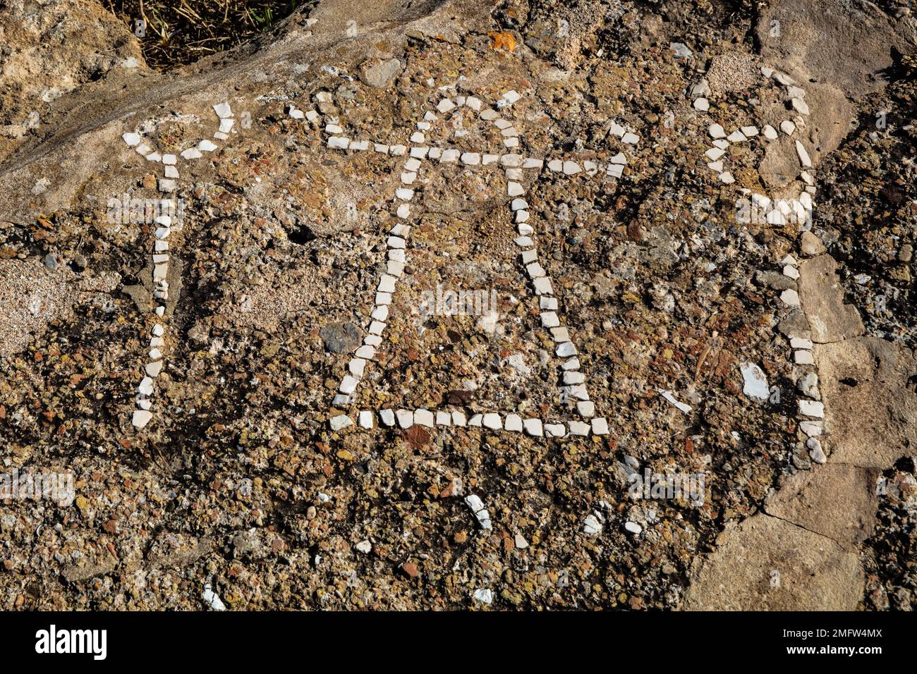 Acropolis with mosaic, Ancient Greek settlement Selinunte, Sicily ...