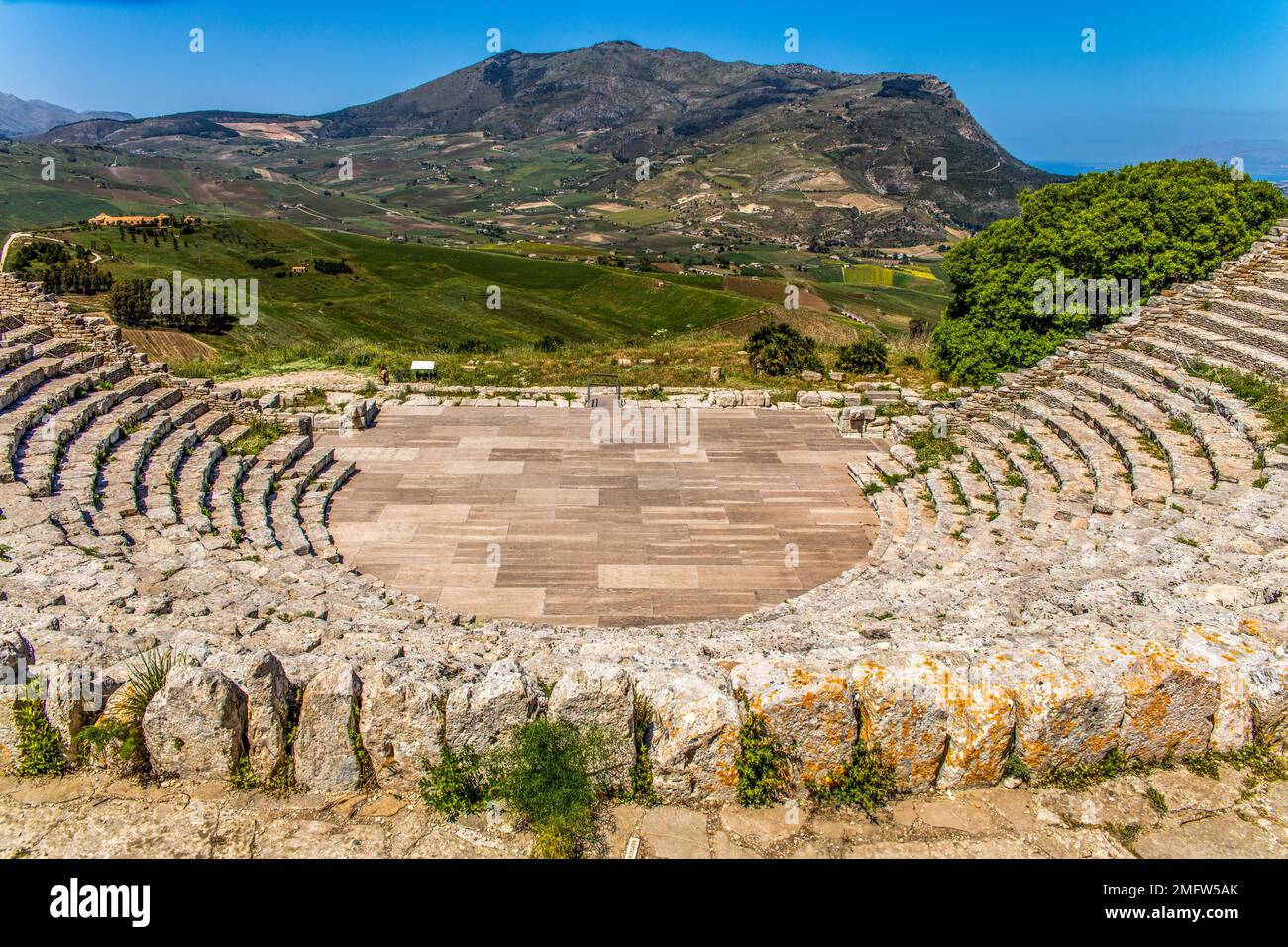 Hellenistic ancient theatre from the 3rd century BC with grandiose ...