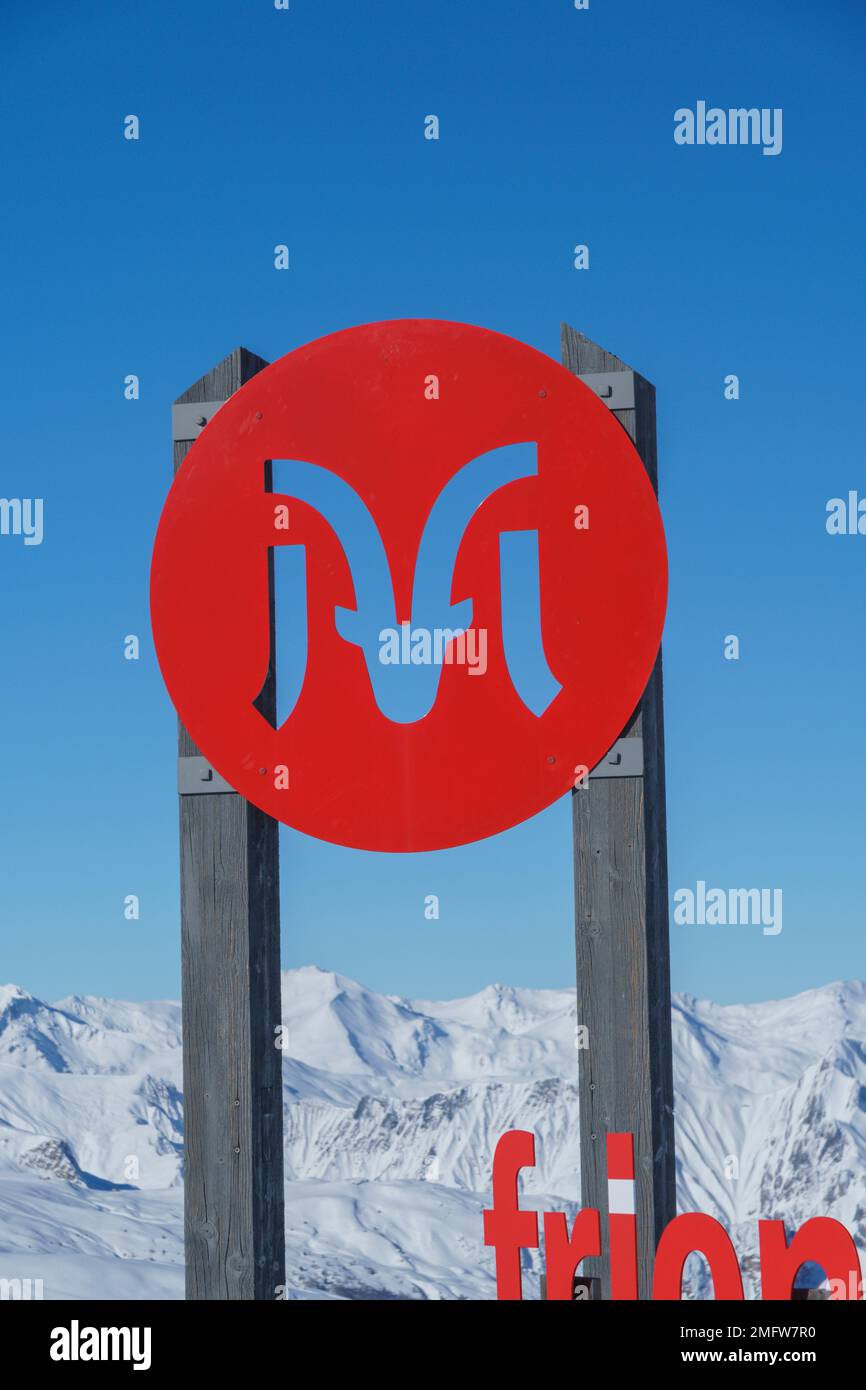 Menuires logo and ibex mascots for Friendly Menuires - French alps ...