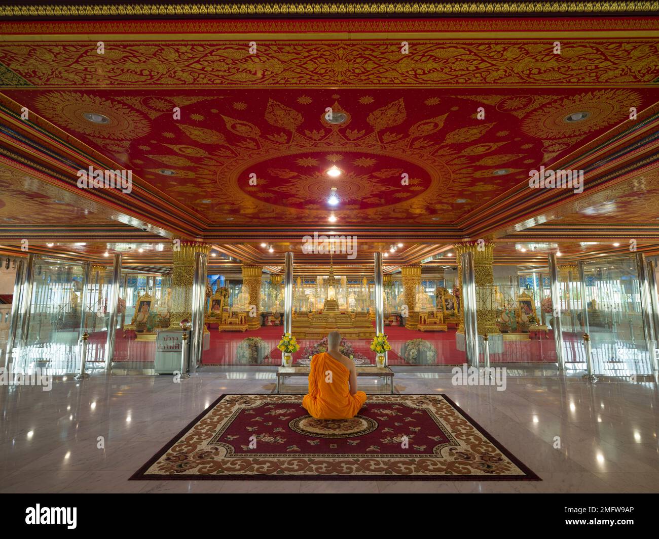 Bangkok, Thailand. December 14, 2022. Wat Paknam Bhasicharoen. Museum ...