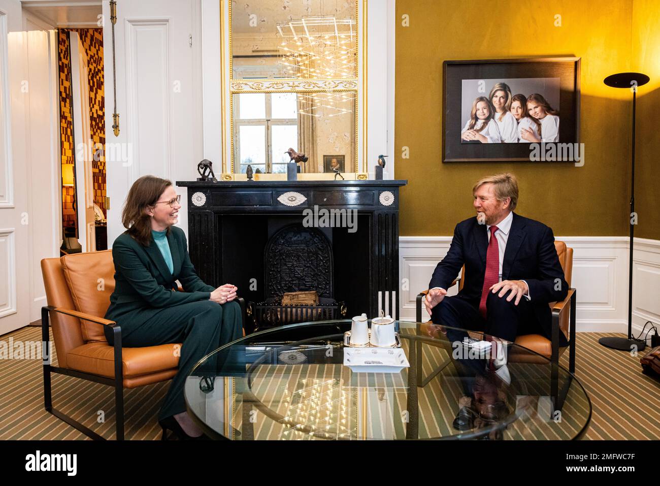 THE HAGUE - King Willem-Alexander receives party leader of the ...
