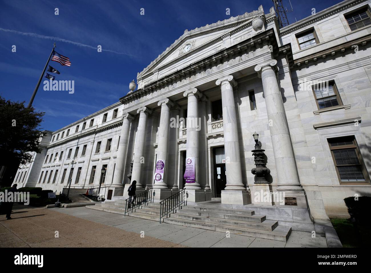 The Delaware County courthouse is seen, Thursday Oct. 15, 2020, in ...