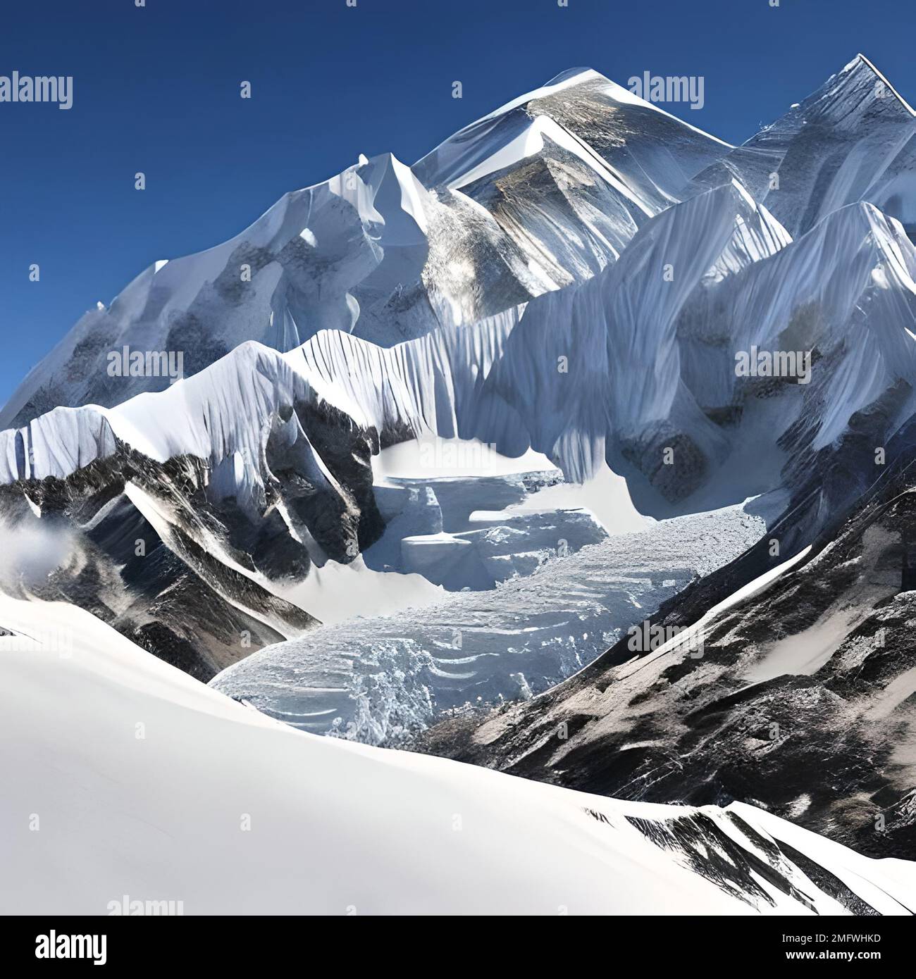 Mount everest map hi-res stock photography and images - Alamy