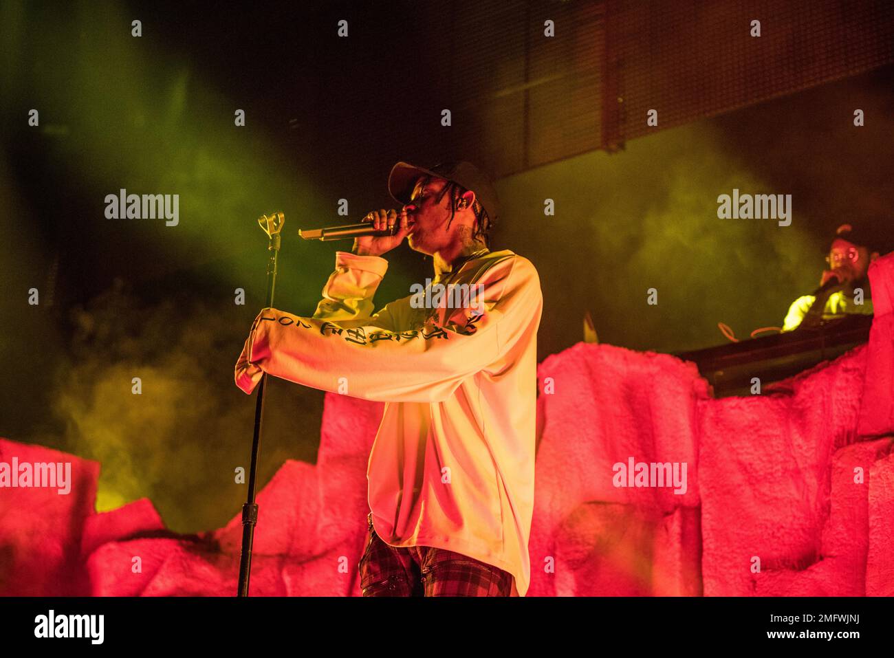 Travis Scott in concert at Madison Square Garden in New York Stock ...