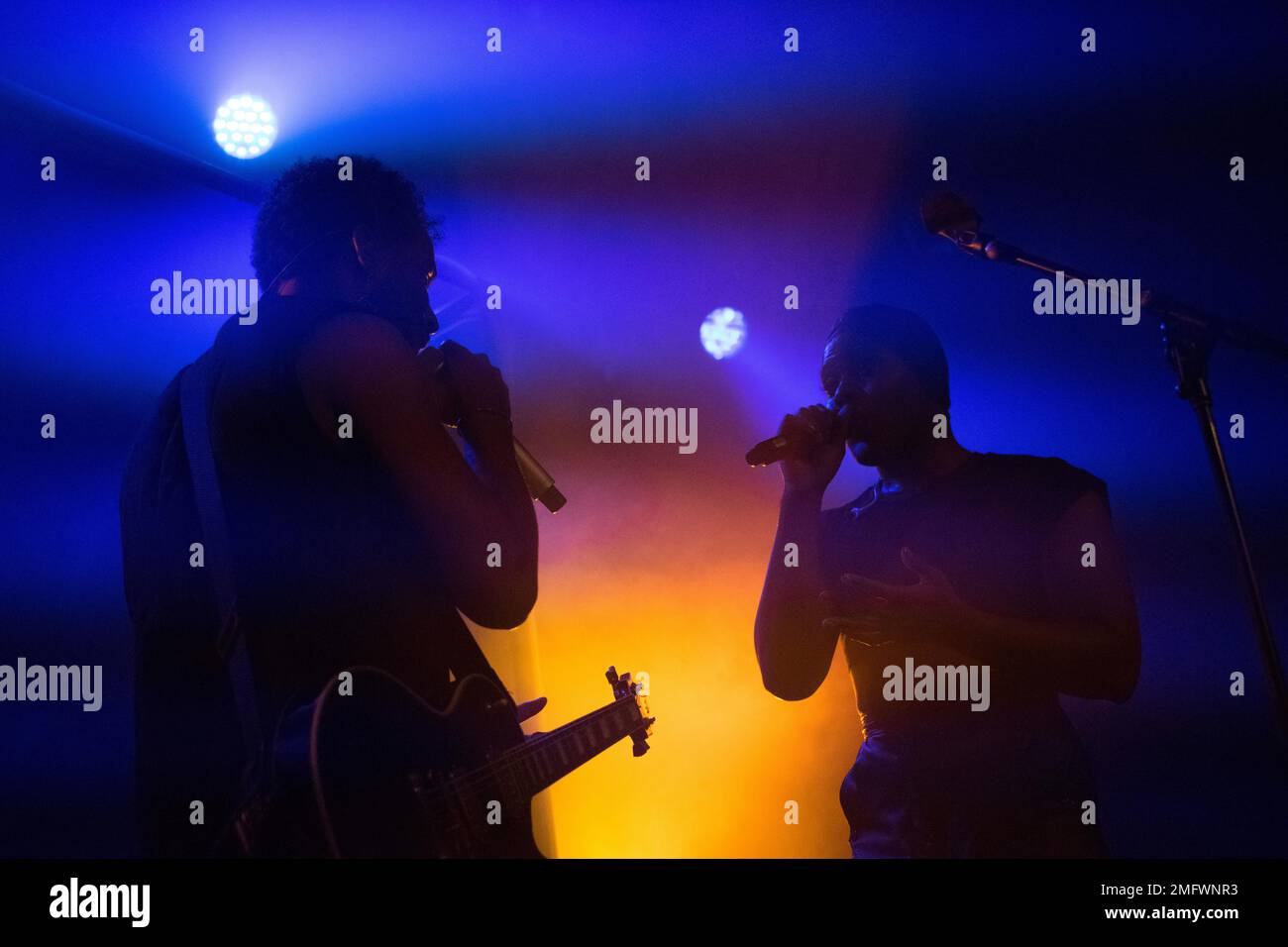 Twin Shadow in concert at Music Hall of Williamsburg Stock Photo - Alamy