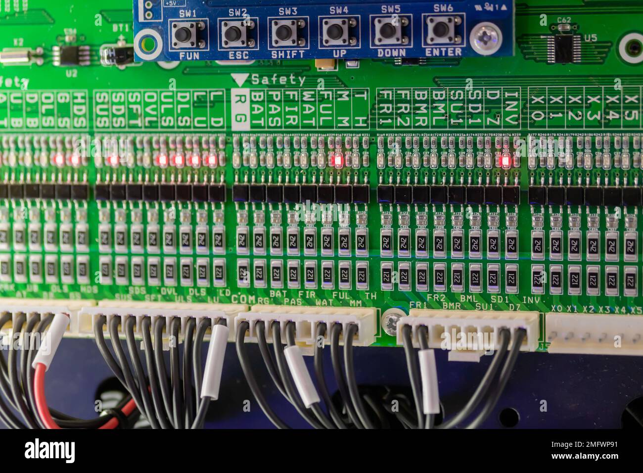 Printed circuit board - pcb for elevator with display module at lift ...