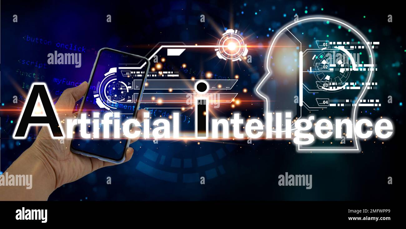 Technology development concept with artificial intelligence Stock Photo ...