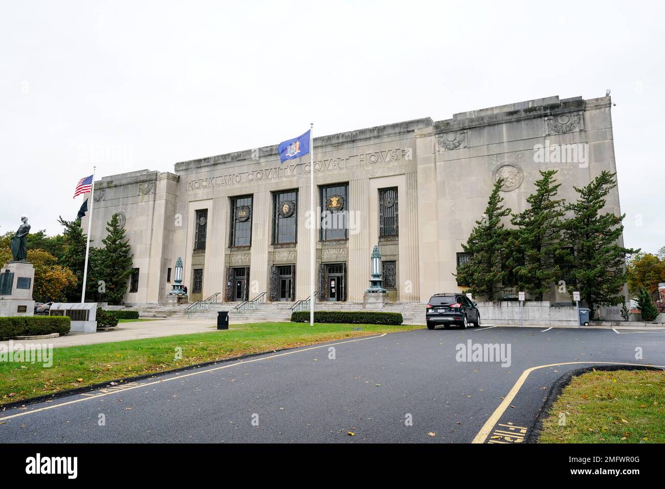 The Rockland County Courthouse is shown Tuesday, Oct. 13, 2020, in New ...