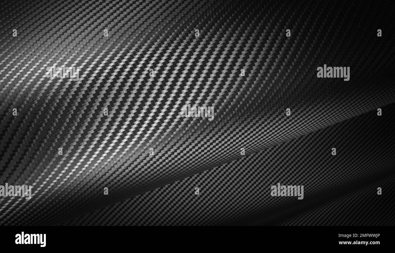 corrugated carbon fibre background. 3d render Stock Photo - Alamy
