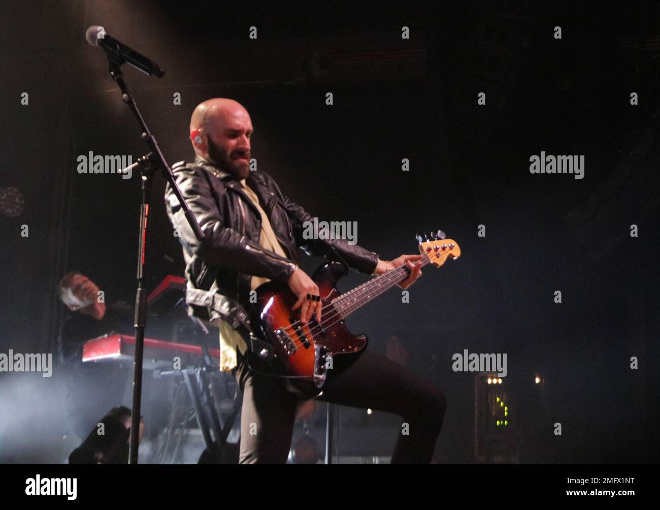 X Ambassadors in concert from Brooklyn Steel in New York Stock Photo ...