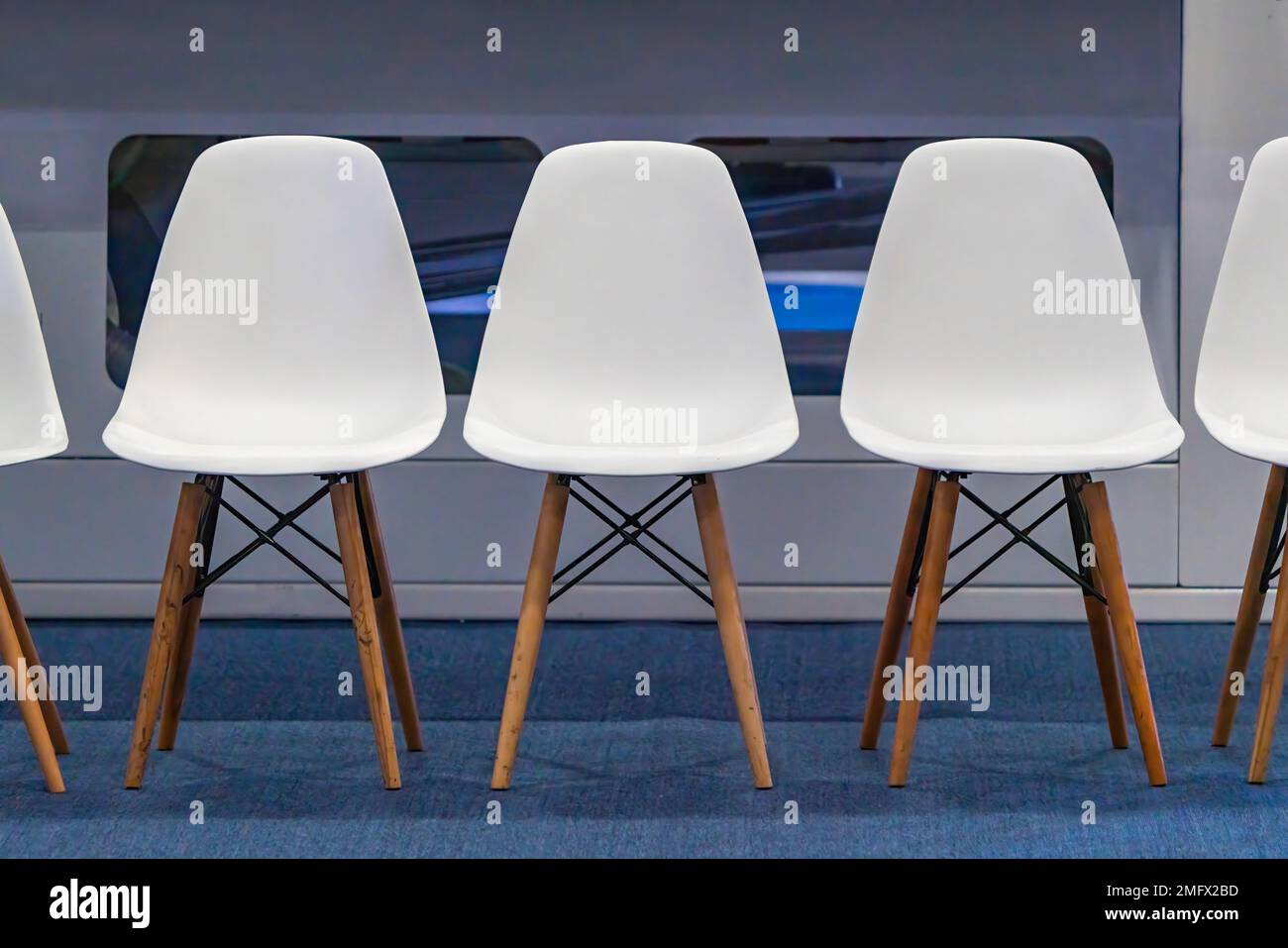 Colorful graduation chairs hi-res stock photography and images - Alamy
