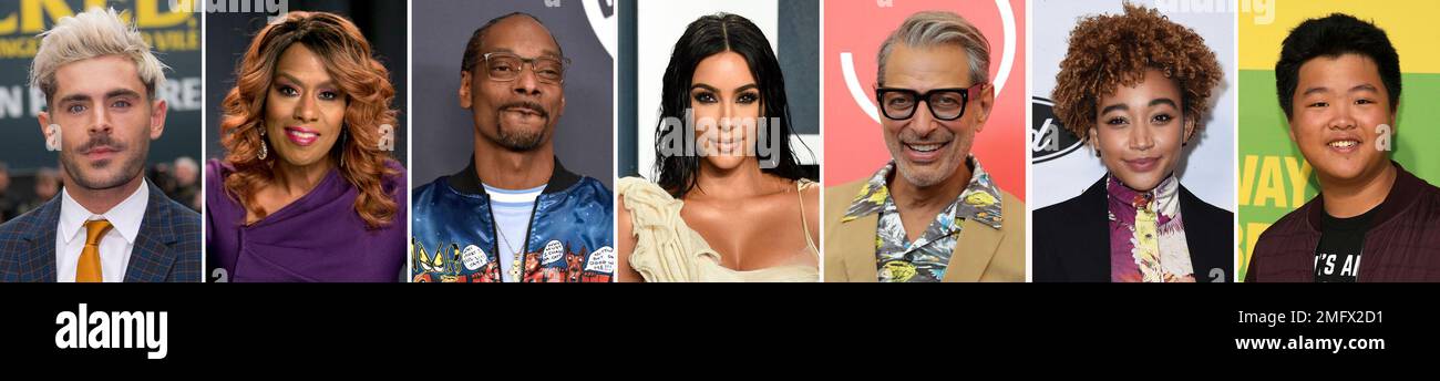 This combination photo of celebrities with birthdays from Oct. 19-24 ...