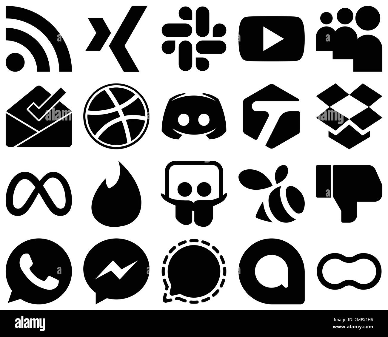 Meta logo Black and White Stock Photos & Images - Alamy