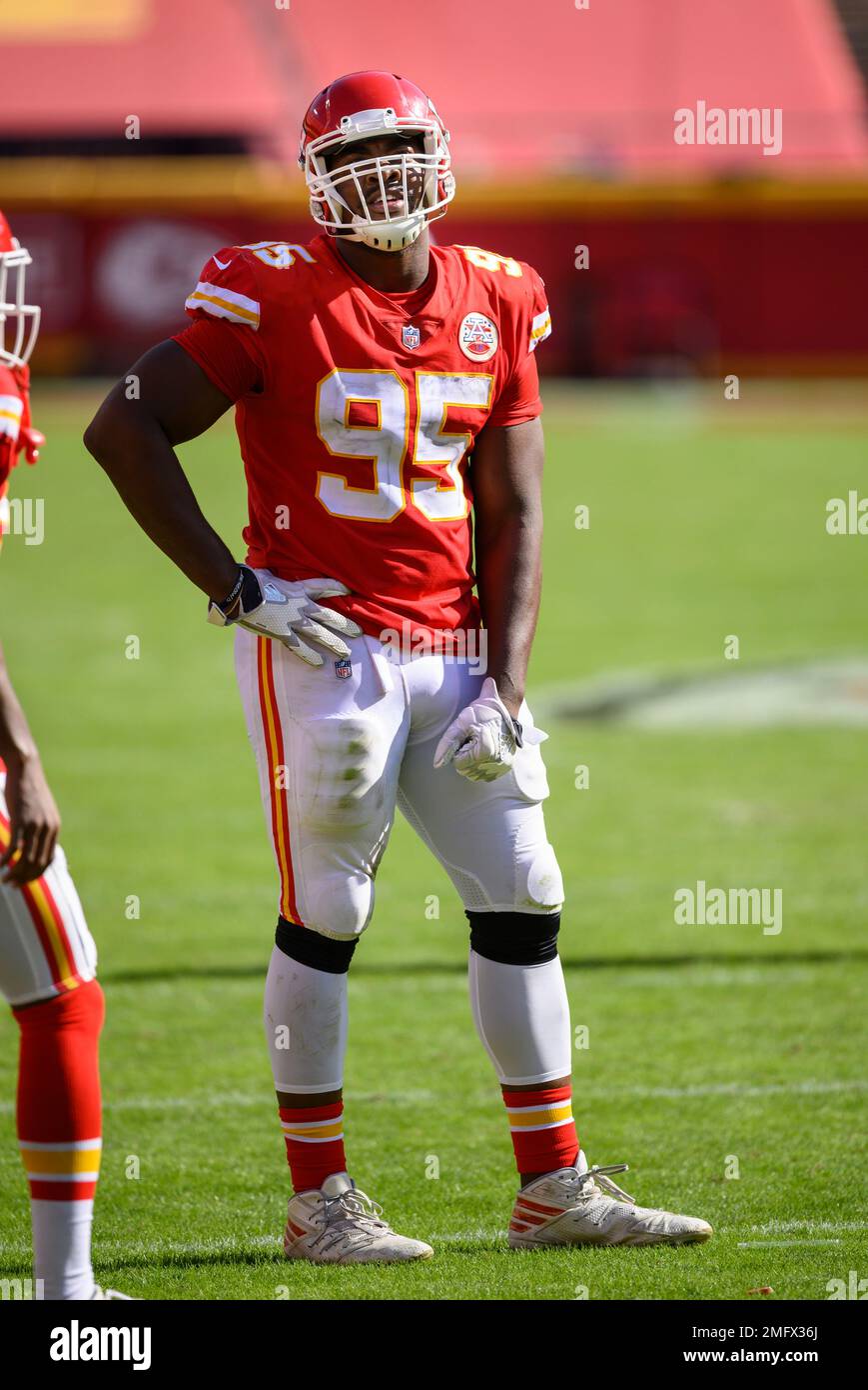 Kansas City Chiefs defensive tackle Chris Jones (95) during an NFL ...