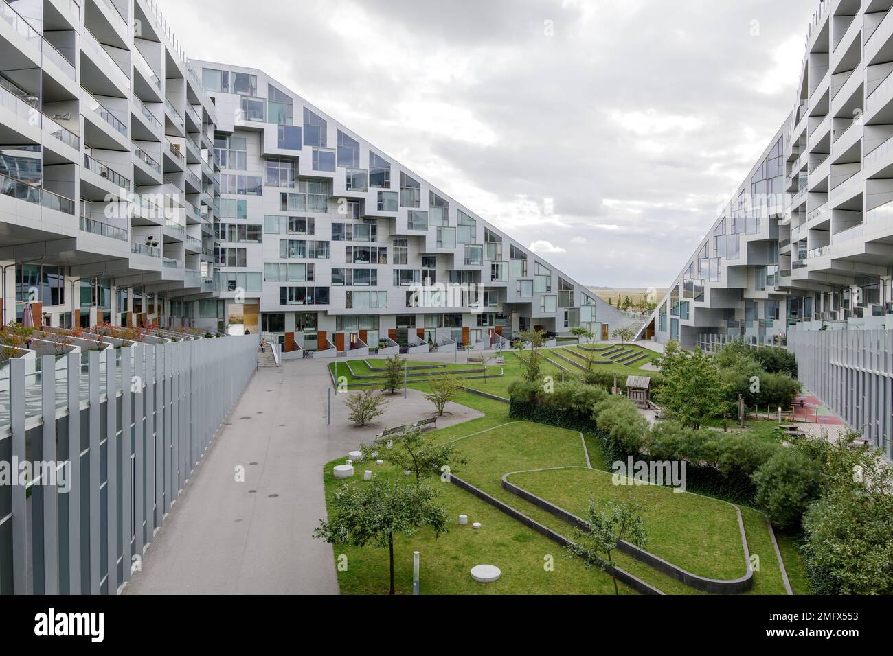 Outdoor exterior at 8 Tallet, 8 House, apartment building designed by ...