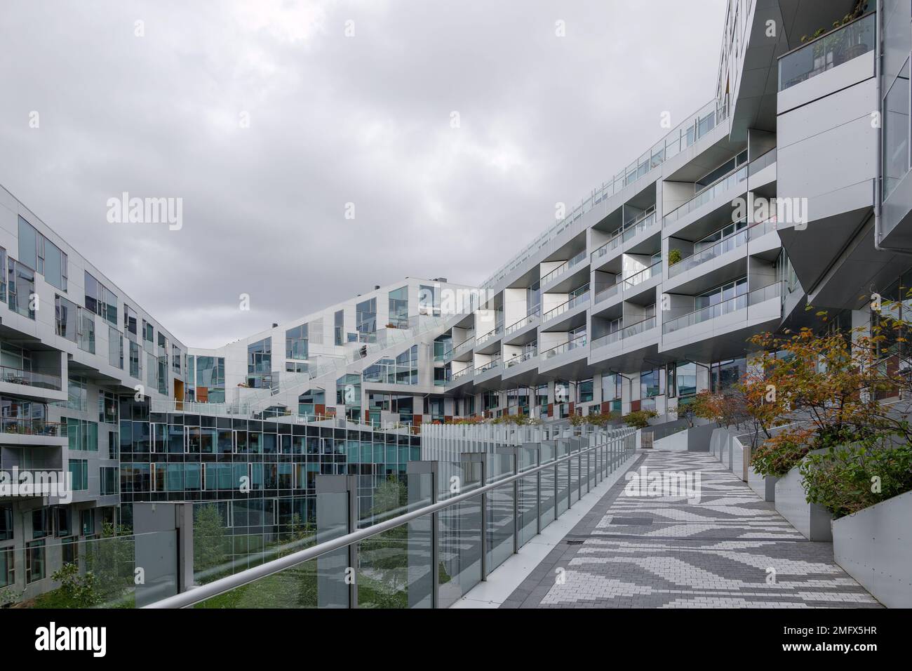 Outdoor exterior at 8 Tallet, 8 House, apartment building designed by ...