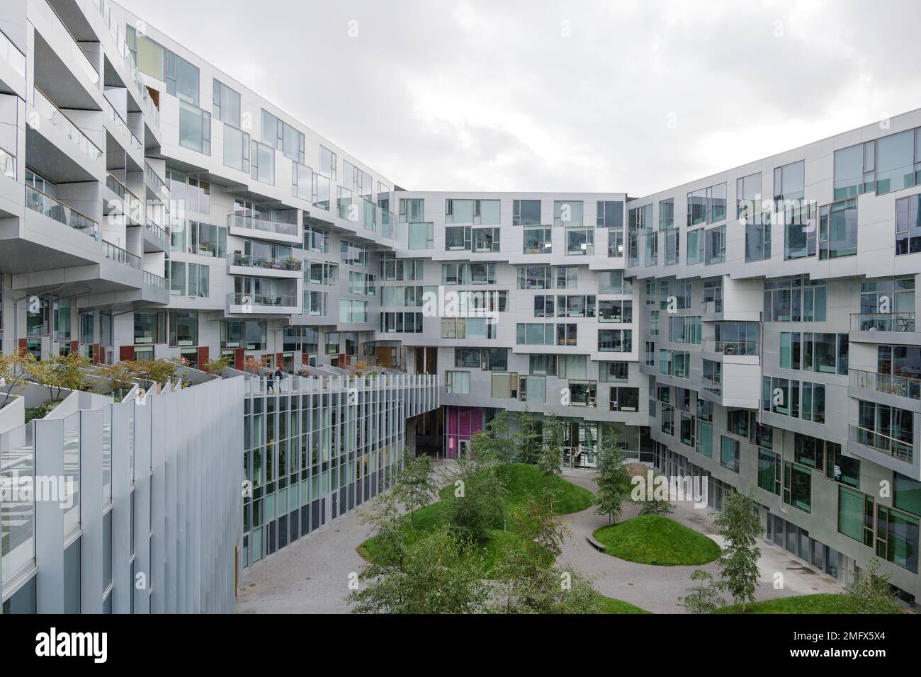 Outdoor exterior at 8 Tallet, 8 House, apartment building designed by ...