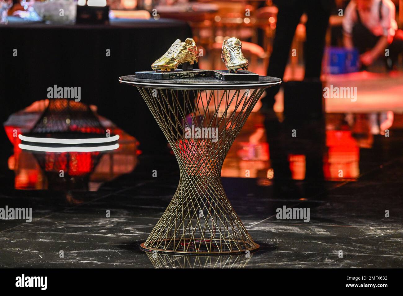 Illustration picture shows the Golden Shoe trofee during the 69 th men ...