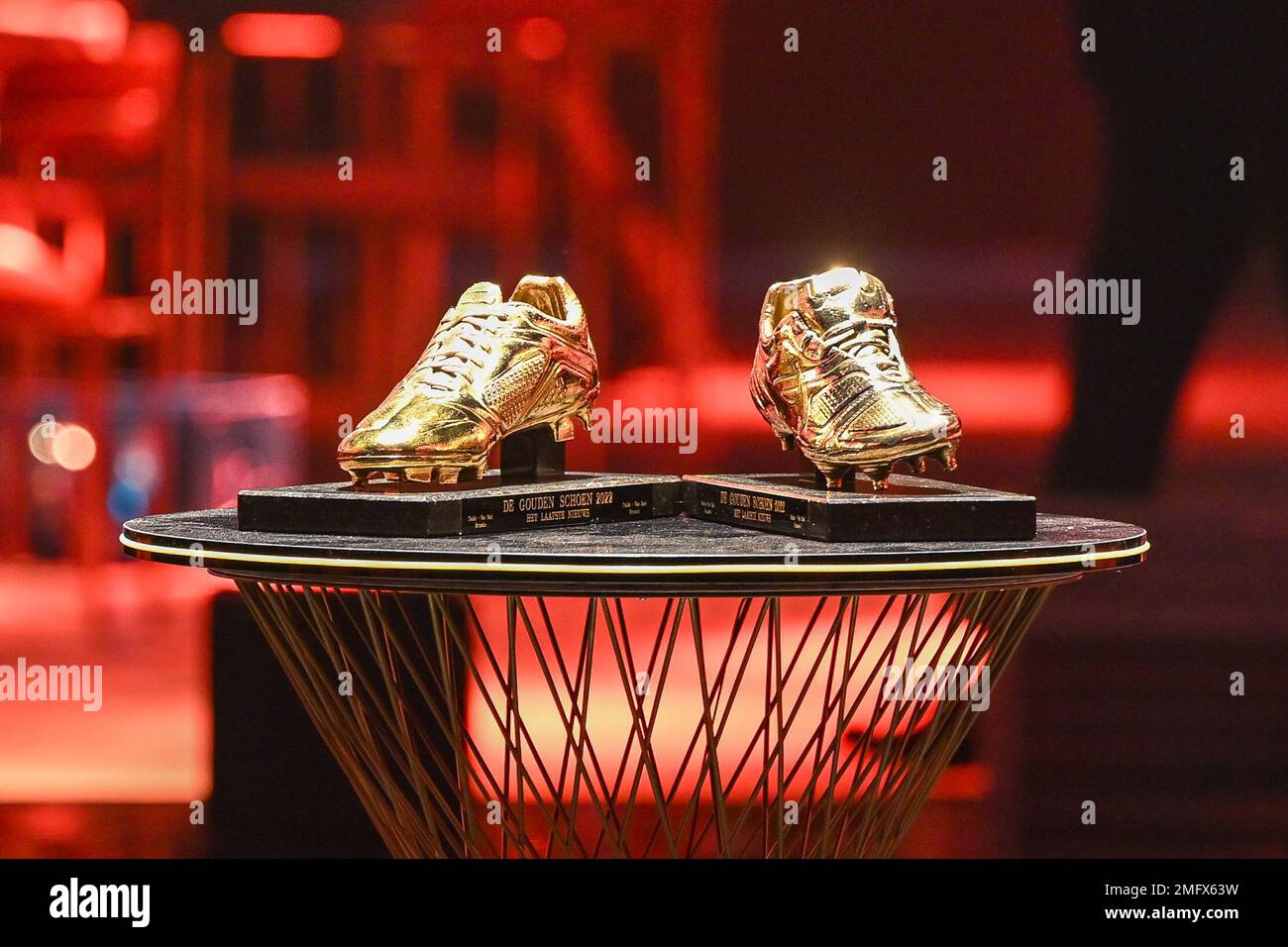 Illustration picture shows the Golden Shoe trofee during the 69 th men ...