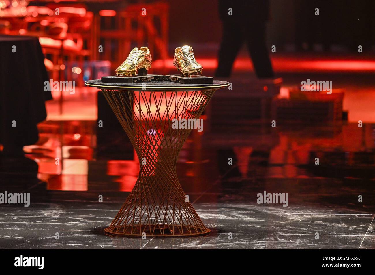 Illustration picture shows the Golden Shoe trofee during the 69 th men ...