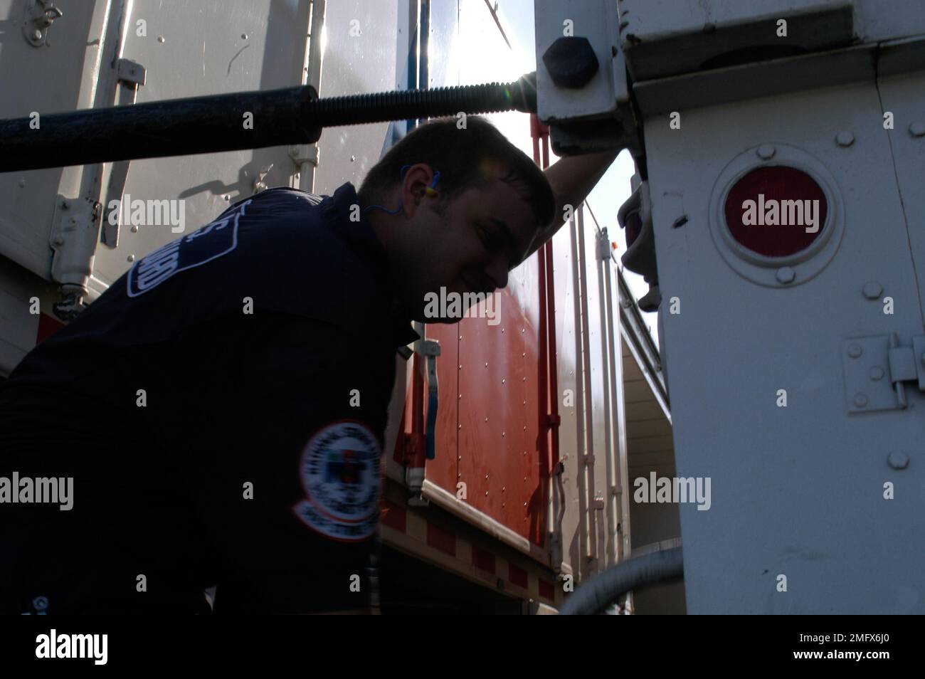Coast Guard Personnel - Miscellaneous - 26-HK-90-106. Close-up of Coast ...
