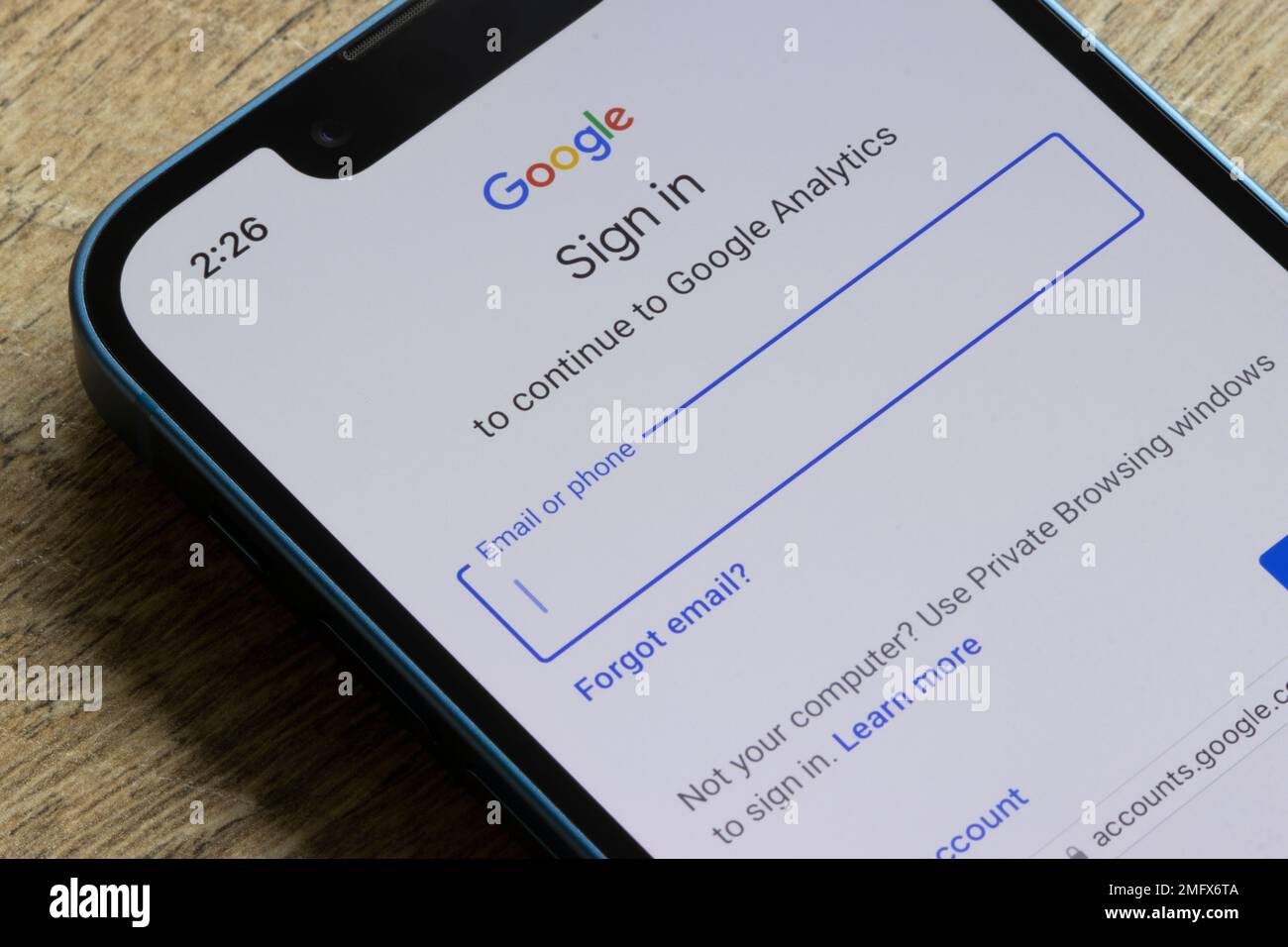 Login page hi-res stock photography and images - Alamy