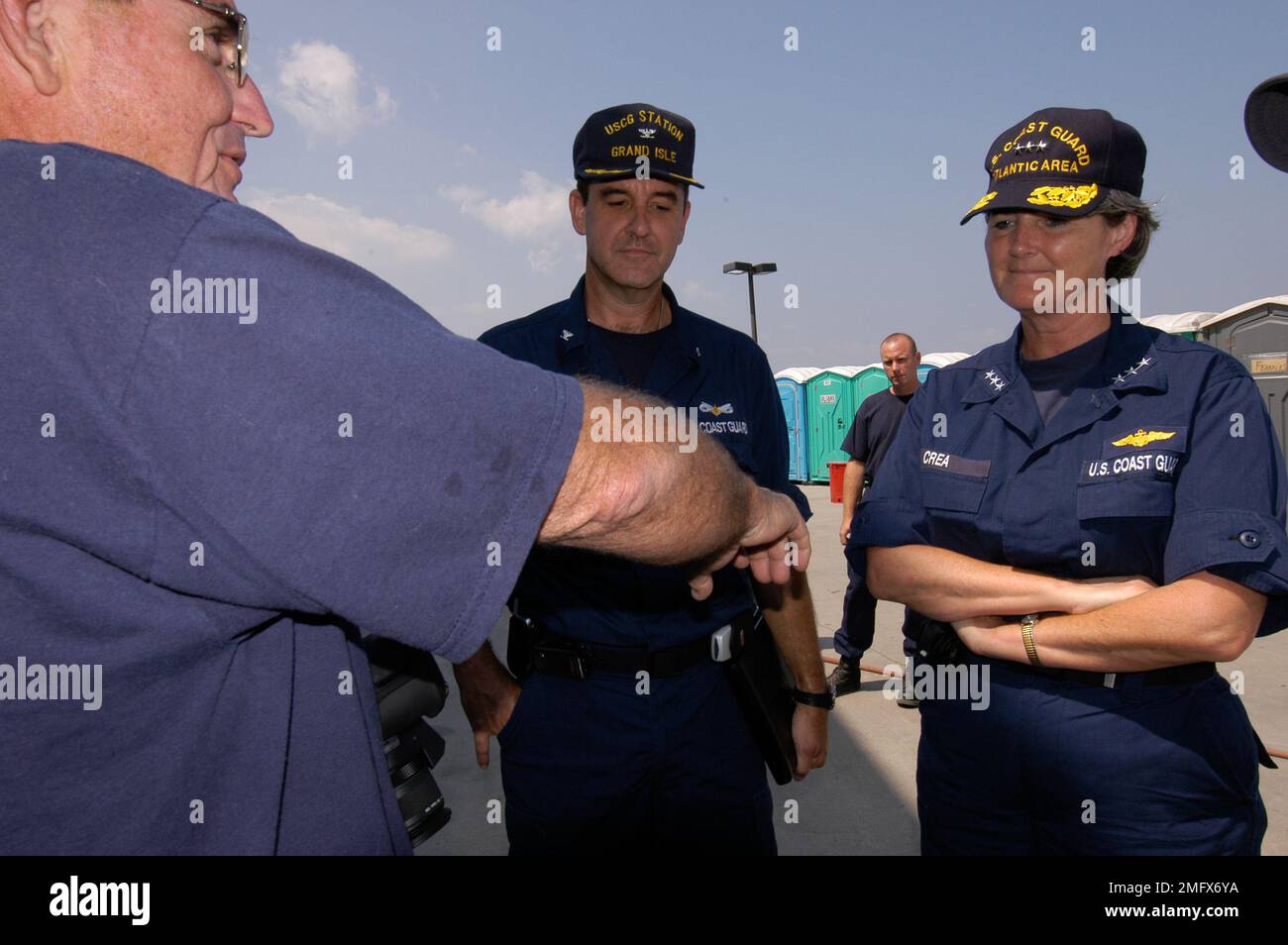 Vice Admiral Vivien Crea - 26-HK-15-96. VADM Crea with CAPT Robert ...