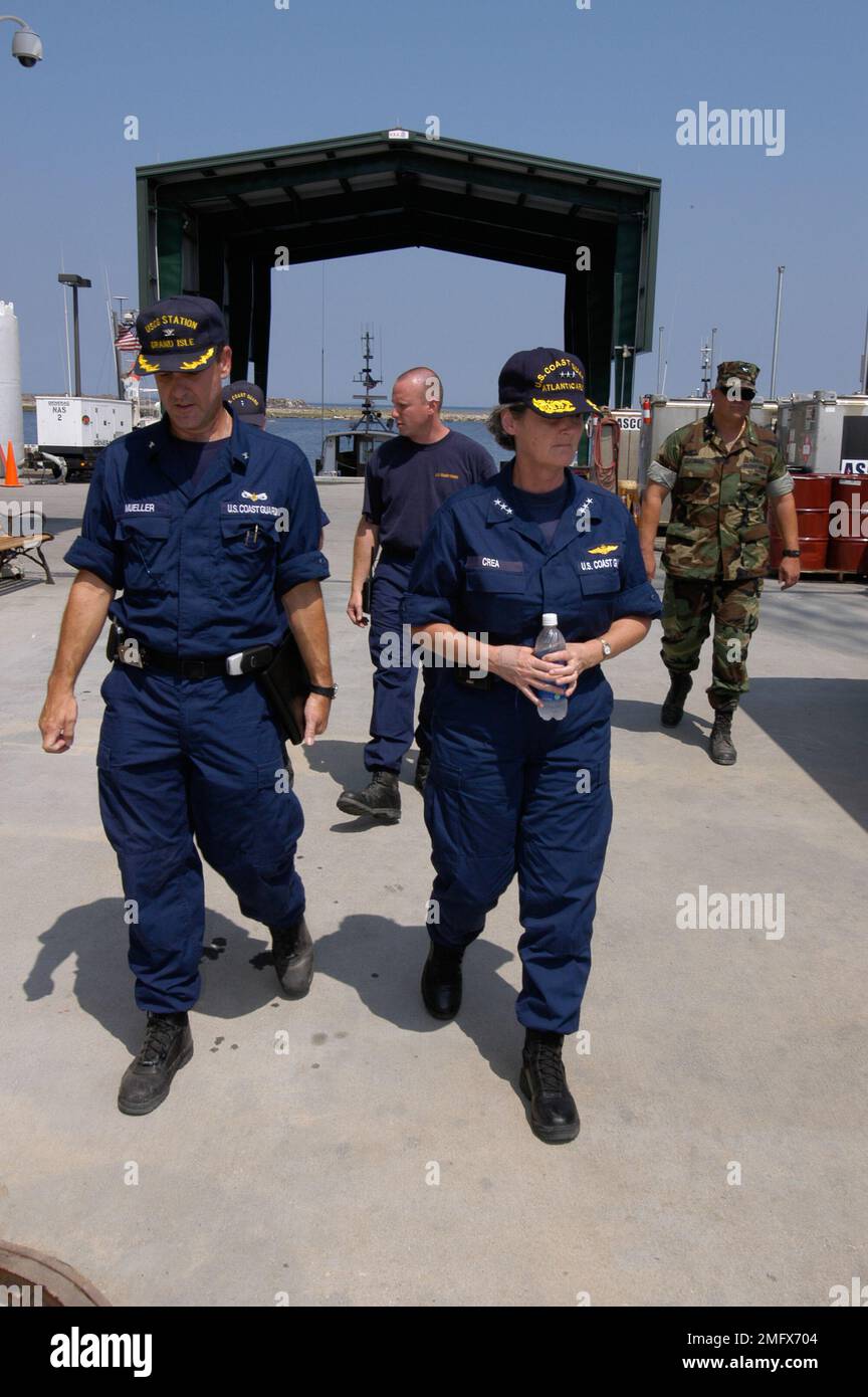 Vice Admiral Vivien Crea - 26-HK-15-66. Hurricane Katrina Stock Photo ...
