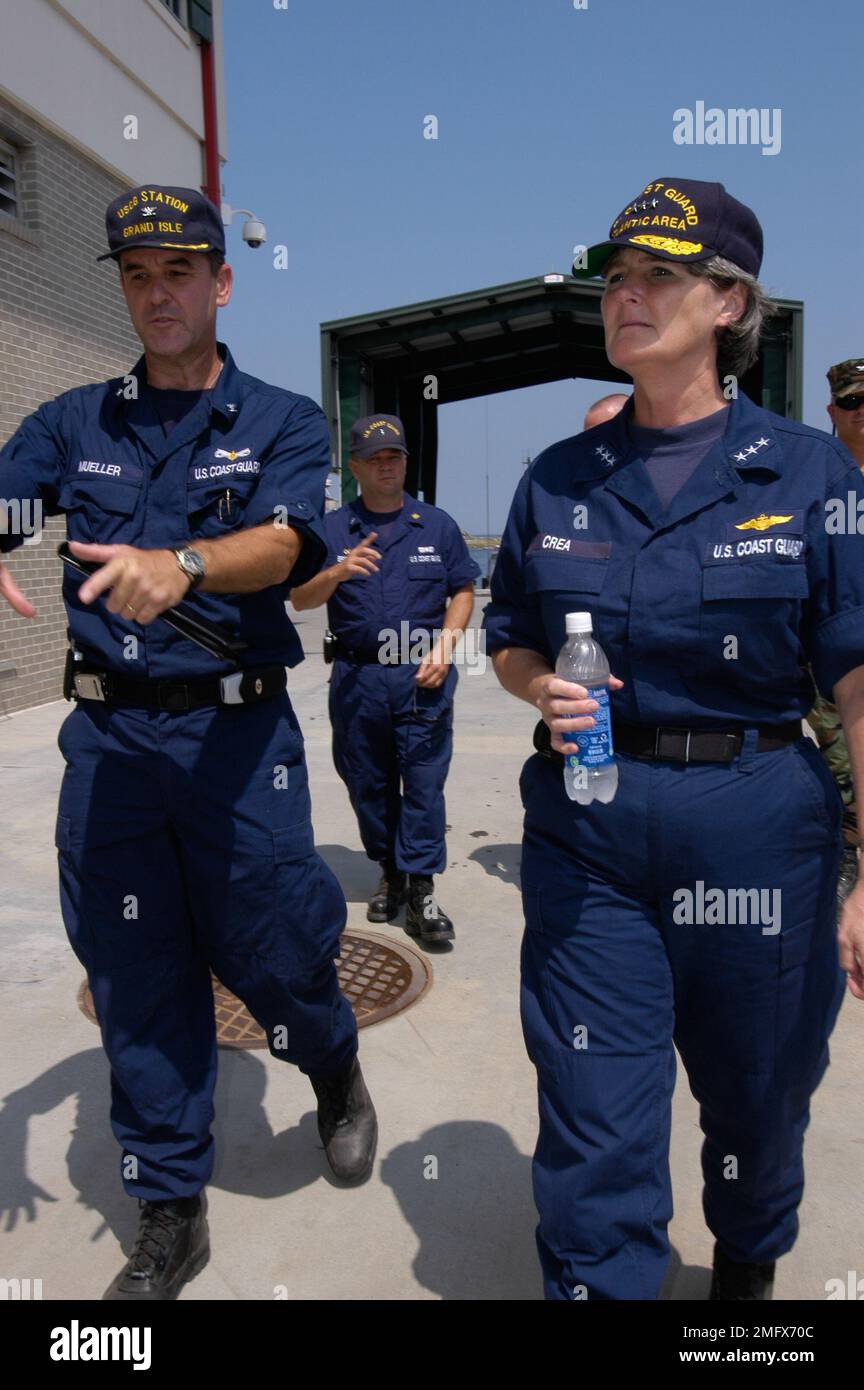 Vice Admiral Vivien Crea - 26-HK-15-71. Hurricane Katrina Stock Photo ...