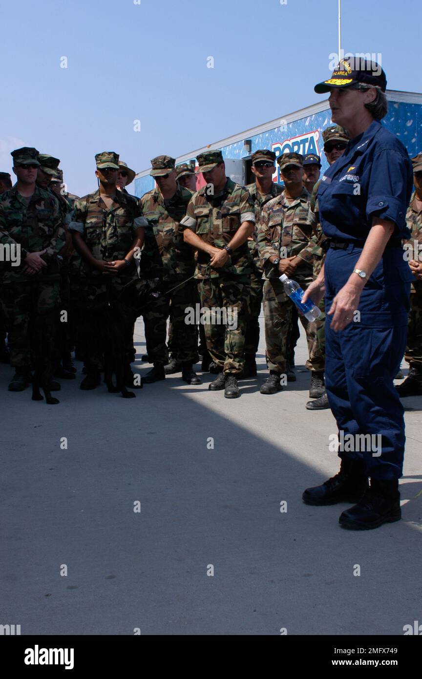 Vice Admiral Vivien Crea - 26-HK-15-102. VADM Crea with CG personnel ...