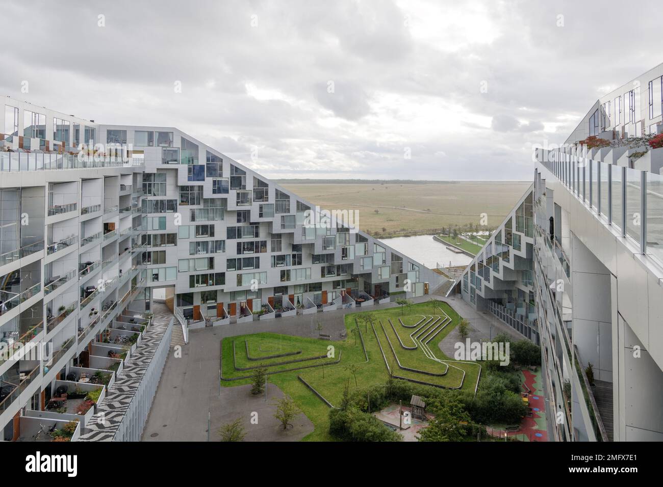 Outdoor exterior at 8 Tallet, 8 House, apartment building designed by ...