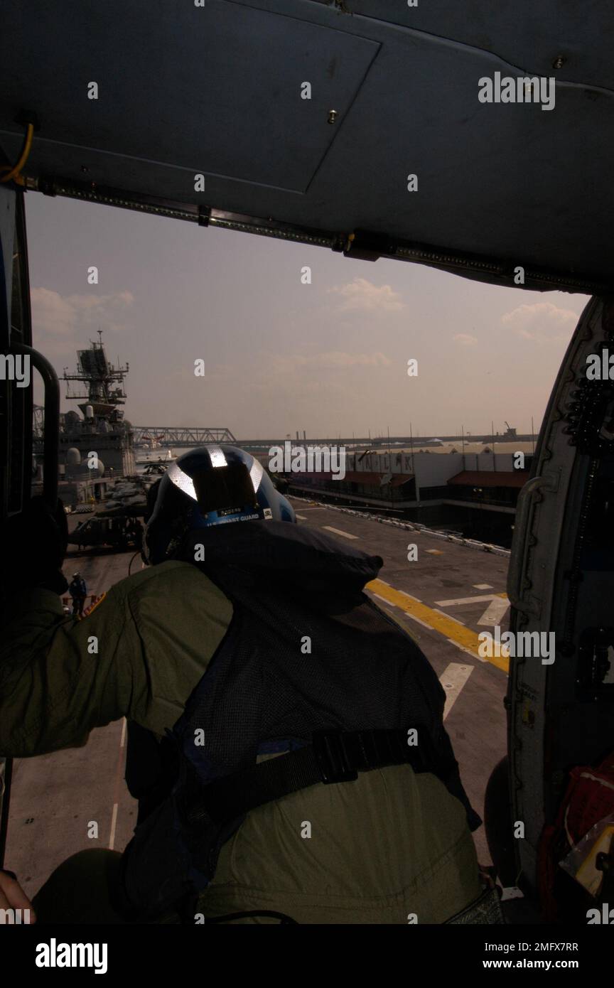 Vice Admiral Vivien Crea - 26-HK-15-37. CG aviator in doorway of HH60 ...