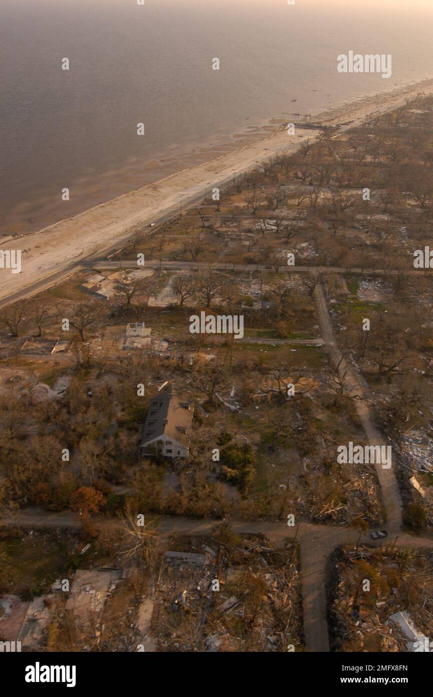 Vice Admiral Vivien Crea - 26-HK-15-20. aerial view of destroyed houses ...