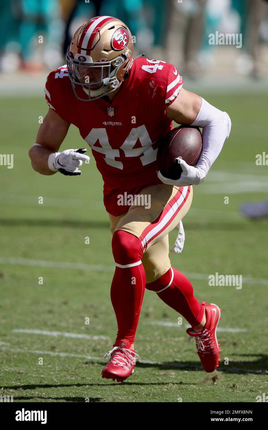 San Francisco 49ers fullback Kyle Juszczyk (44) in action during an NFL ...