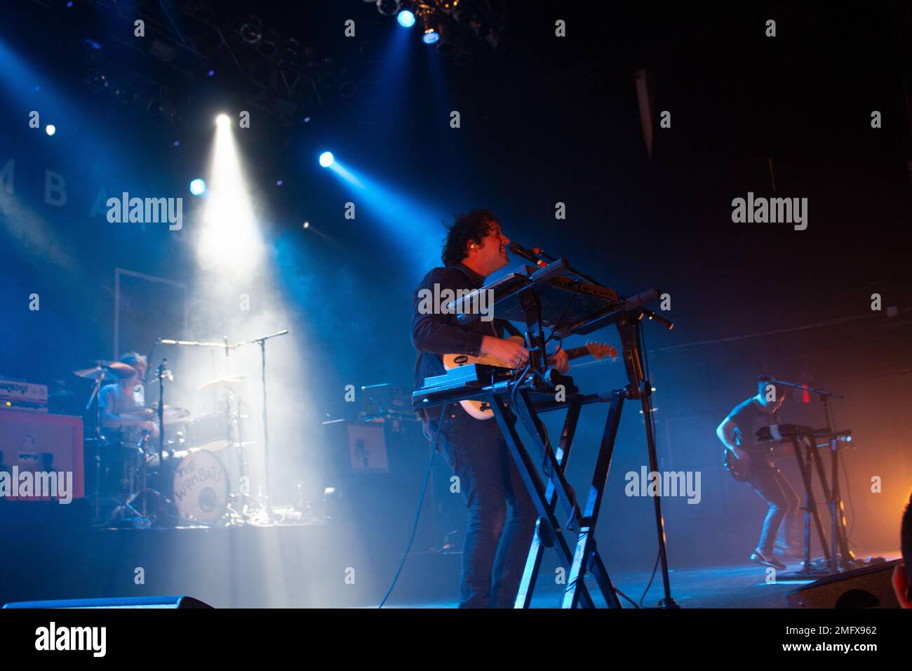 Wombats in concert from Terminal 5 in New York Stock Photo - Alamy