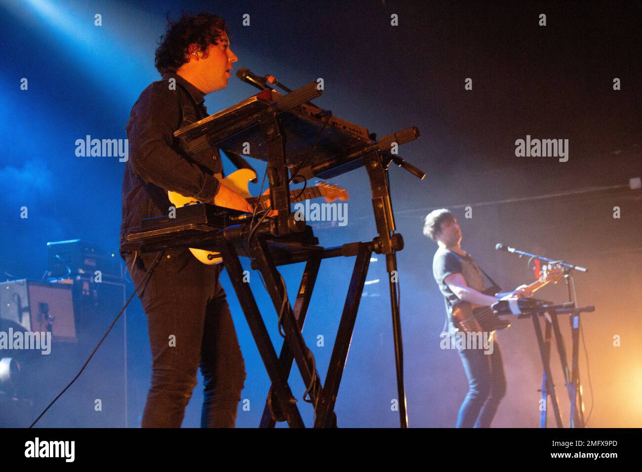 Wombats in concert from Terminal 5 in New York Stock Photo - Alamy